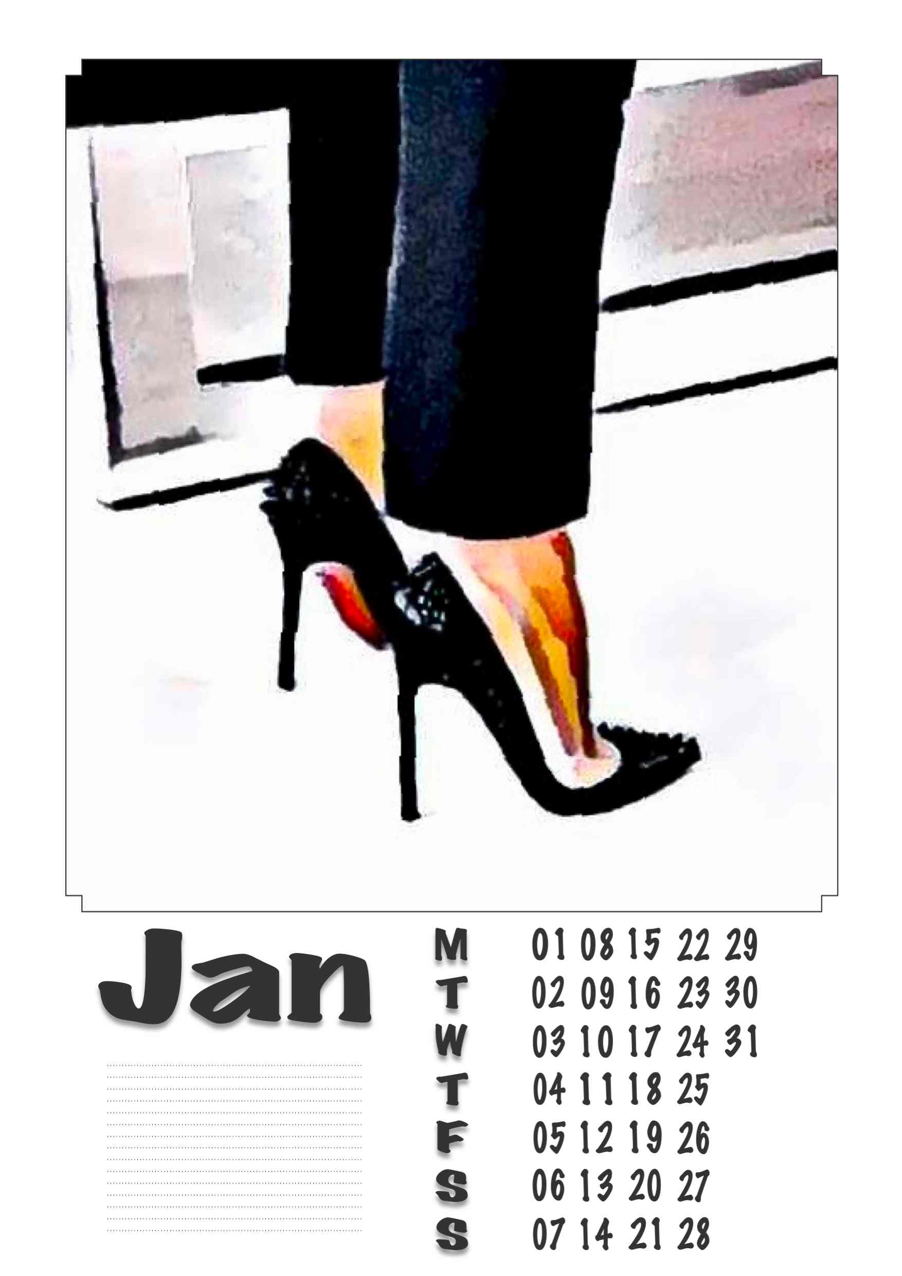 January | Legs in the City